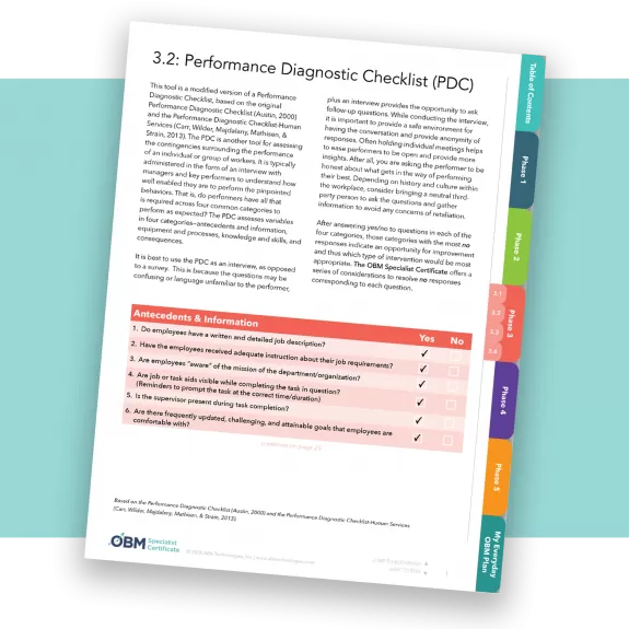 Free Performance Diagnostic Checklist Download Aba Technologies